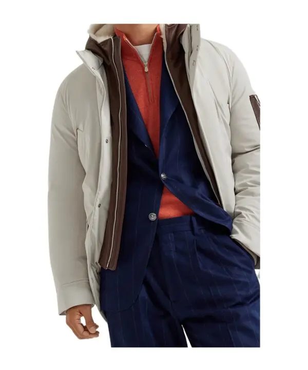 Brunello Cucinelli Zip-up Hooded Jacket