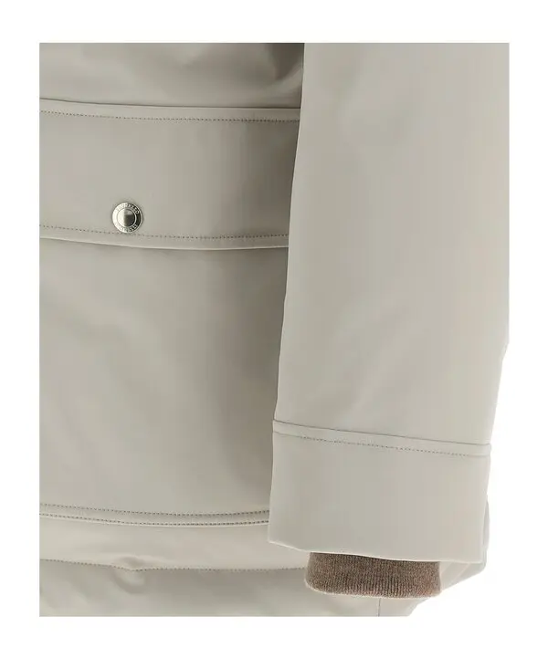 Brunello Cucinelli Zip-up Hooded Jacket