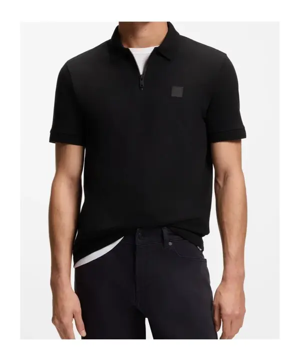 Hugo Boss Zip-up Polo Shirt