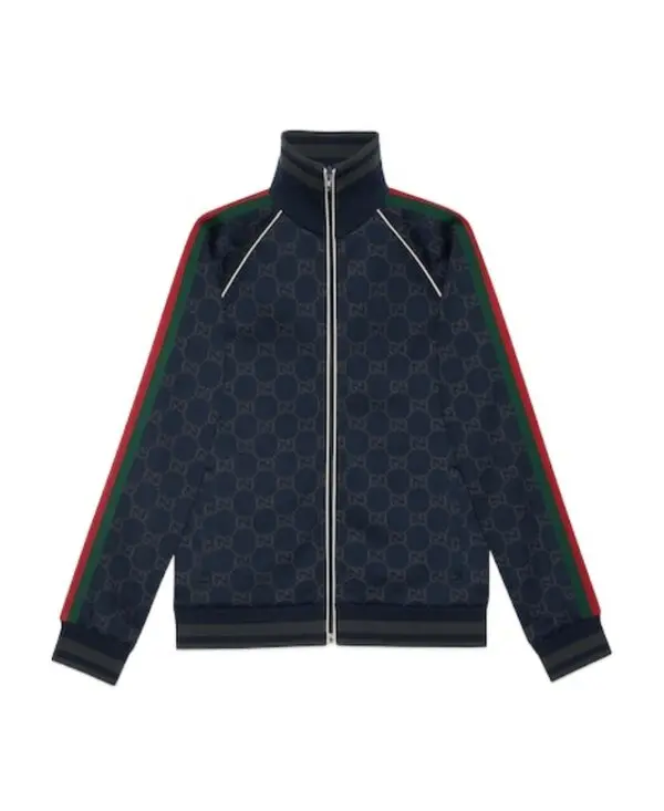 Gucci Monogrammed Zip-up Sweatshirt