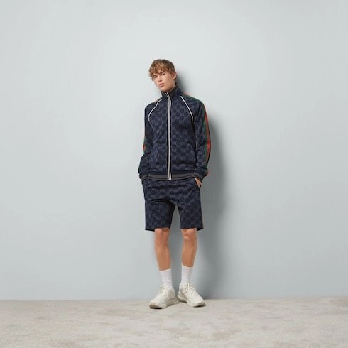 Gucci Monogrammed Zip-up Sweatshirt