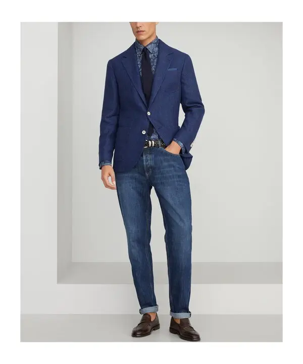 Brunello Cucinelli Peak-lapels Single-breasted Blazer