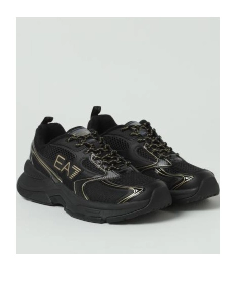 EA7 Logo-print Mesh Sneakers