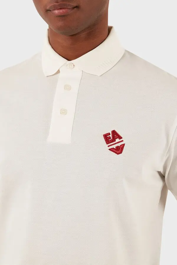 Emporio Armani Logo-embroidered Polo Shirt