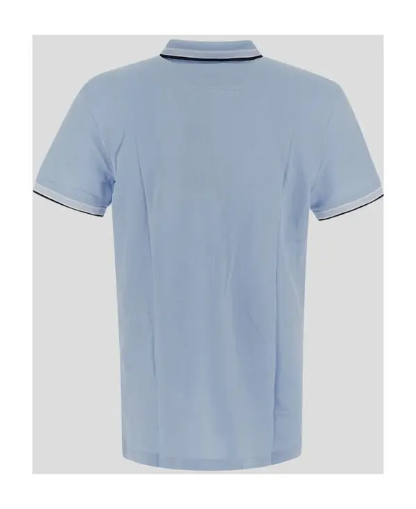 Hugo Boss Logo-embroidered Polo Shirt - Blue