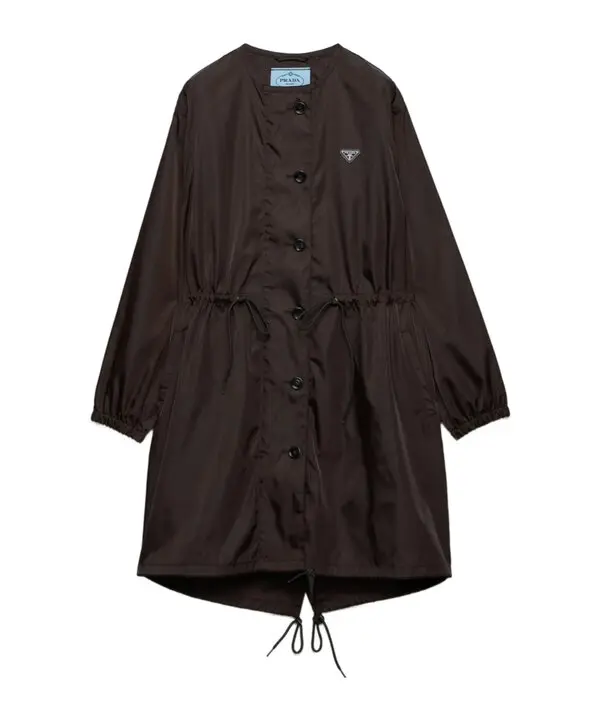 Prada Re-nylon Buttoned Raincoat