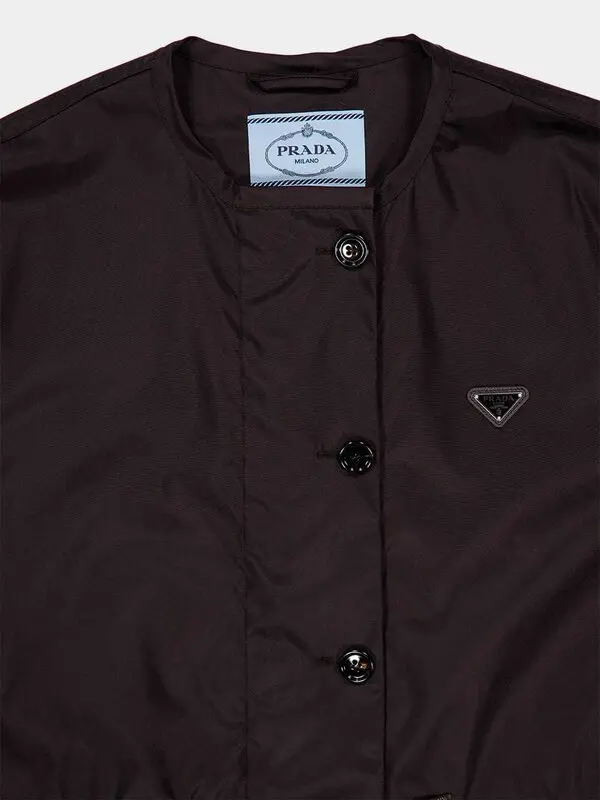 Prada Re-nylon Buttoned Raincoat