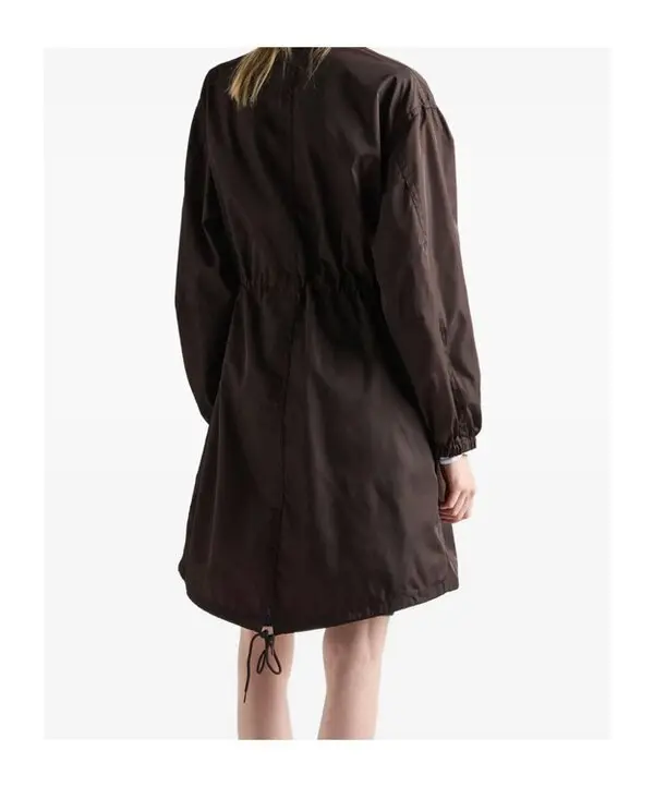 Prada Re-nylon Buttoned Raincoat