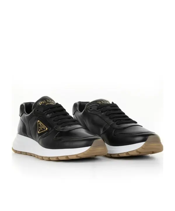 Prada Triangle-logo Lace-up Sneakers