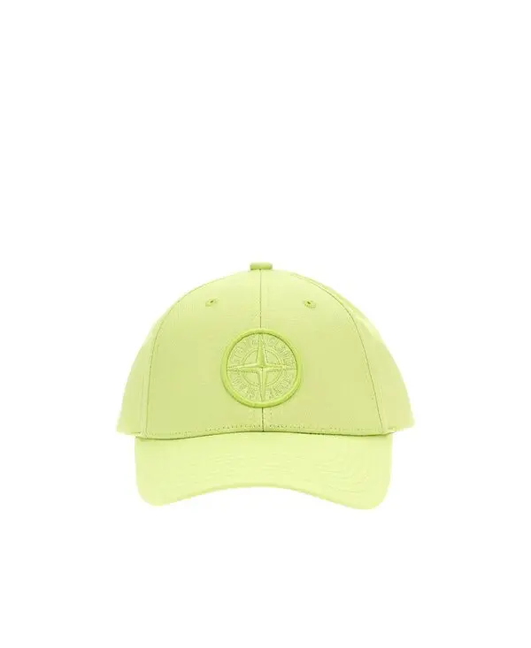 Stone Island Compass Cotton Cap - Yellow