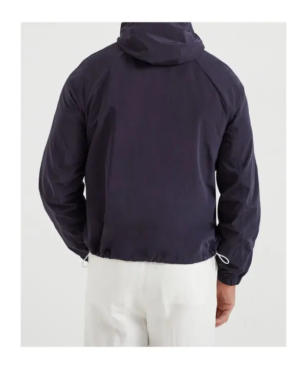 Brunello Cucinelli Water-resistant Zip-up Jacket With Hood