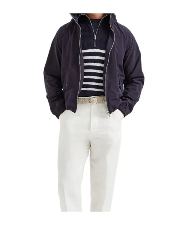 Brunello Cucinelli Water-resistant Zip-up Jacket With Hood