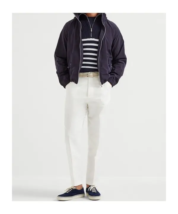 Brunello Cucinelli Water-resistant Zip-up Jacket With Hood