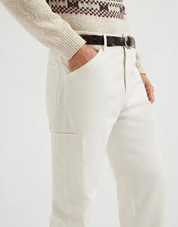 Brunello Cucinelli Utility-pocket Gabardine Trousers