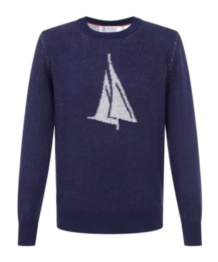 Brunello Cucinelli Vanisé Sweater - Navy Blue