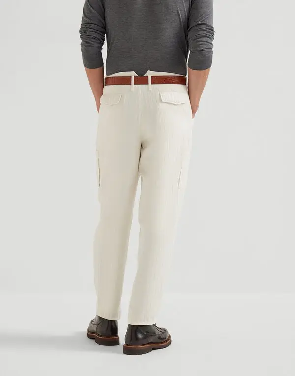 Brunello Cucinelli Chevron Trousers
