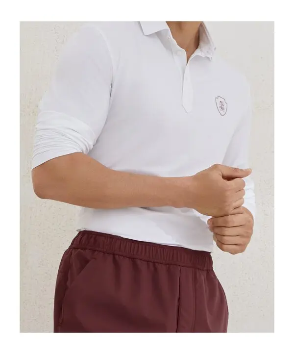 Brunello Cucinelli Long-sleeve Polo Shirt