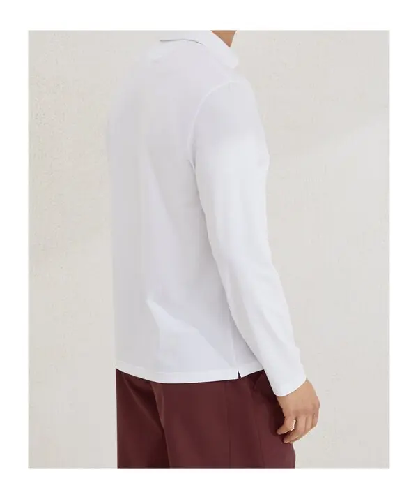 Brunello Cucinelli Long-sleeve Polo Shirt