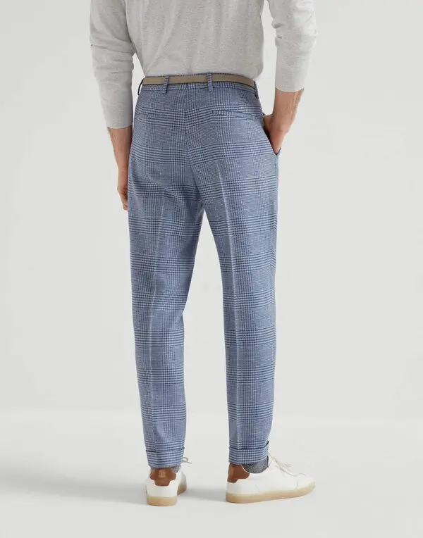 Brunello Cucinelli Houndstooth-pattern Trousers