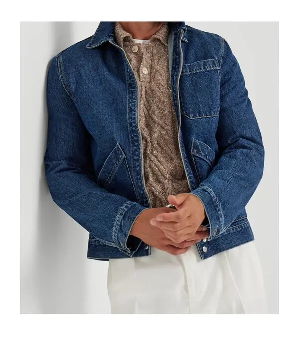 Brunello Cucinelli Cable-knit Polo Sweater