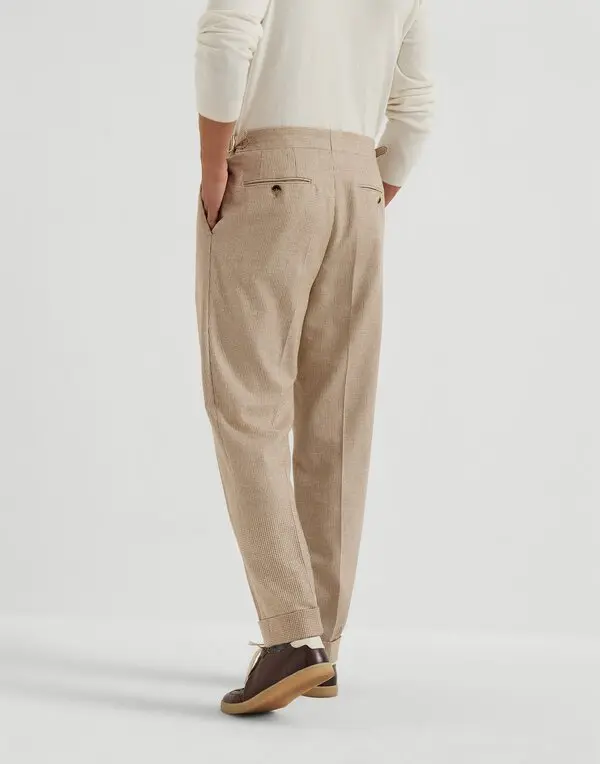 Brunello Cucinelli Houndstooth Trousers