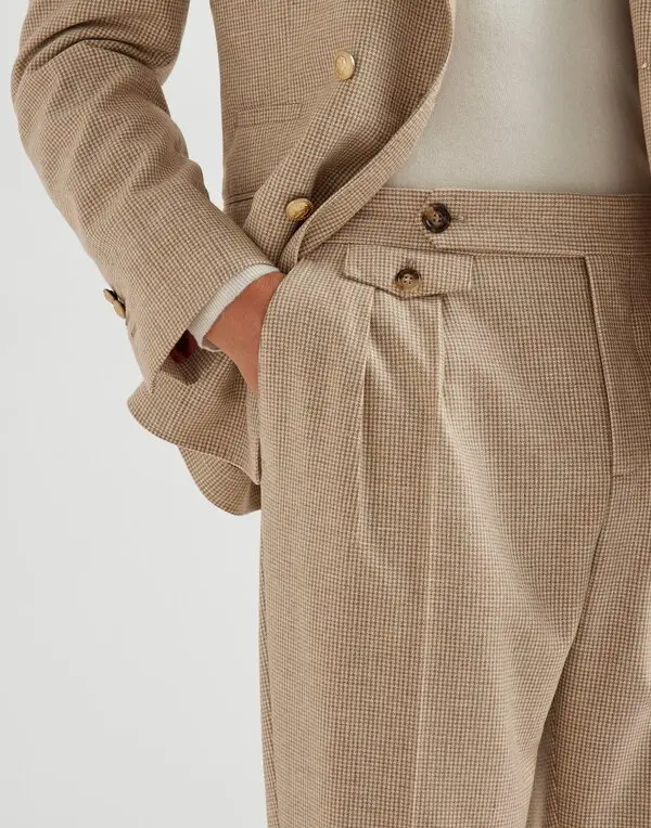 Brunello Cucinelli Houndstooth Trousers