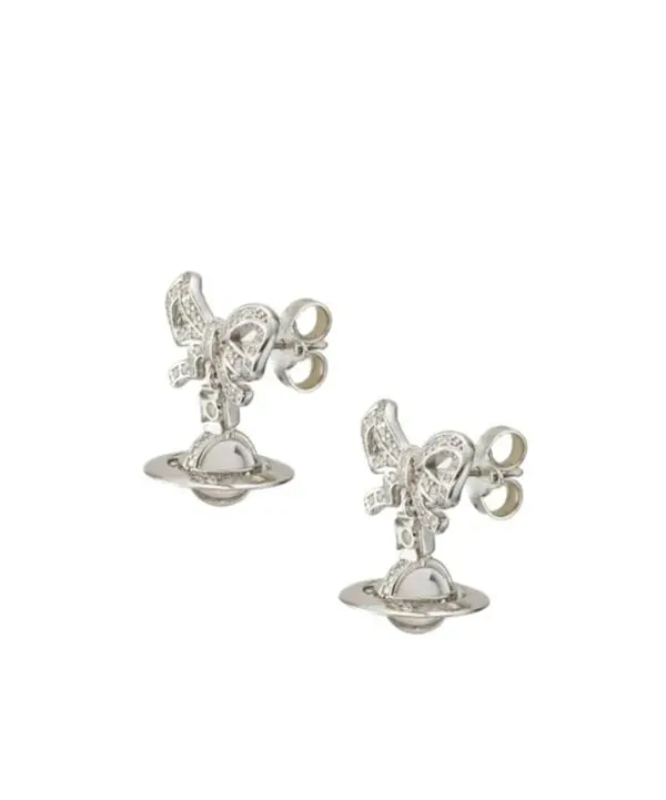 VIVIENNE WESTWOOD Orb Pendant Stud Earrings