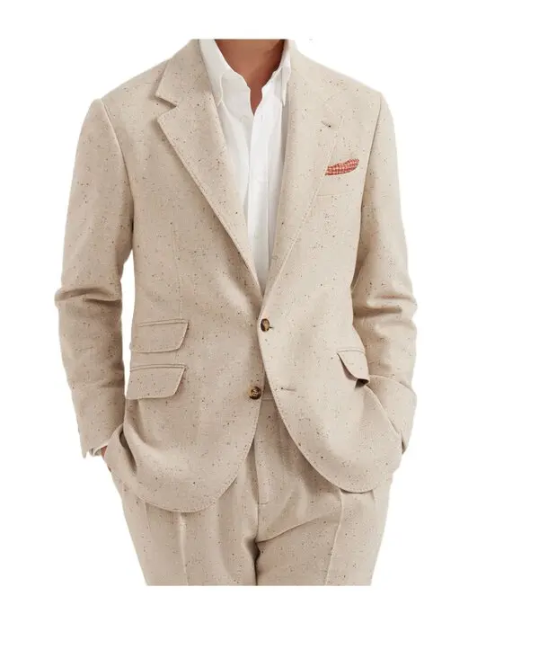 Brunello Cucinelli Notched-lapels Blazer - Light Yellow