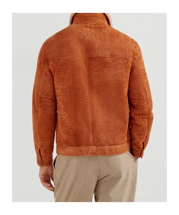Brunello Cucinelli Shearling-collar Jacket