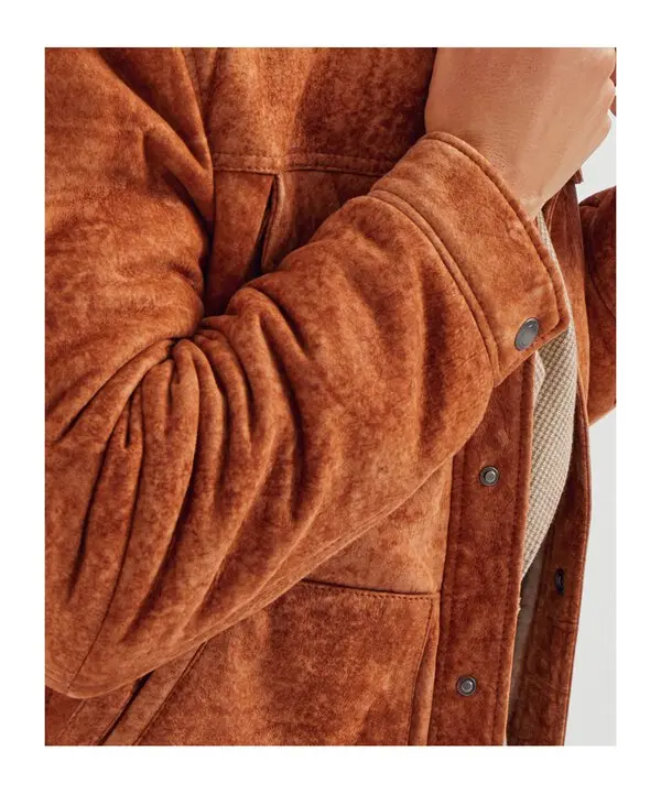 Brunello Cucinelli Shearling-collar Jacket