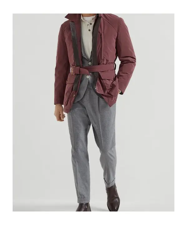 Brunello Cucinelli Belted Safari Jacket