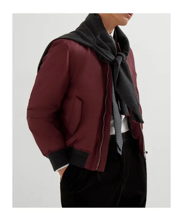 Brunello Cucinelli Padded Bomber Jacket
