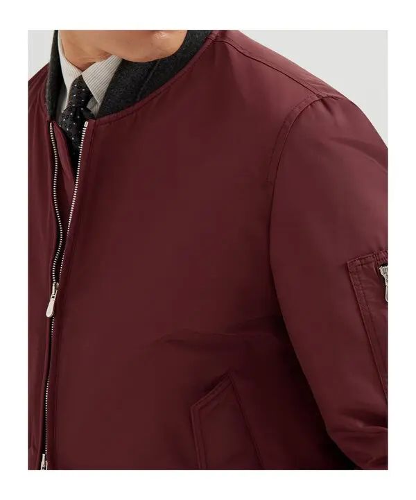 Brunello Cucinelli Padded Bomber Jacket