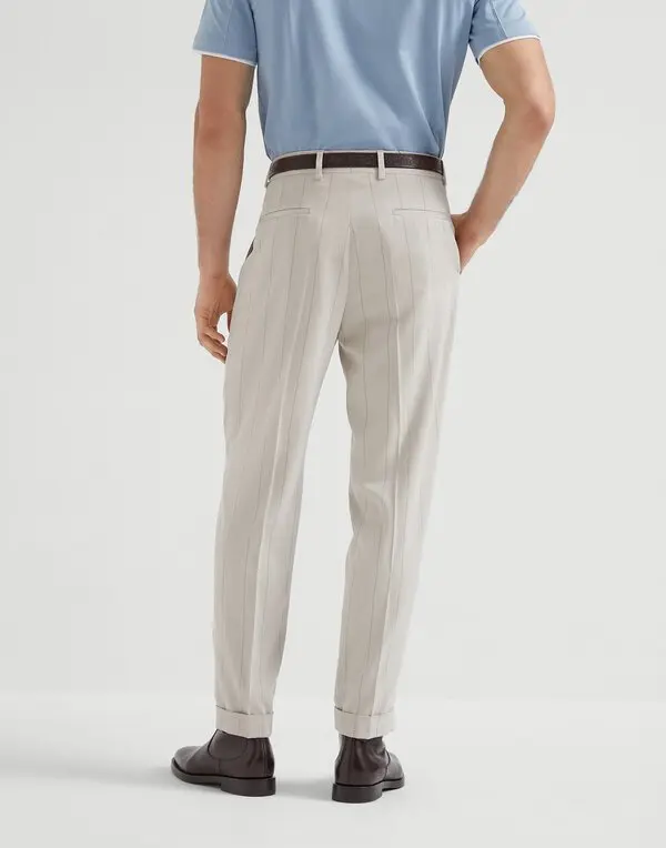 Brunello Cucinelli Pinstripe Tailored Trousers