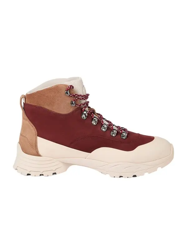 Brunello Cucinelli Nubuck Boots - Amaranth