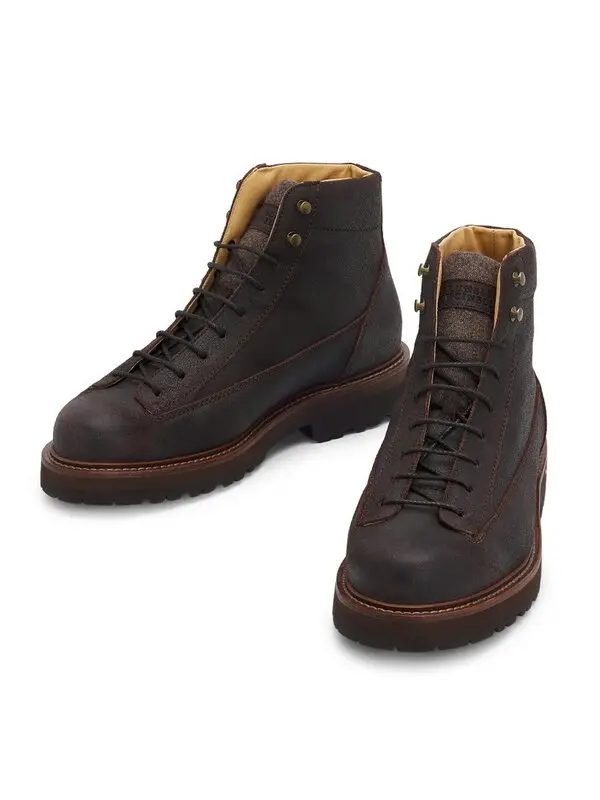 Brunello Cucinelli Suede Lace-up Boots