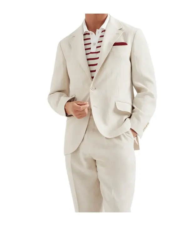 Brunello Cucinelli Cavallo Blazer - White