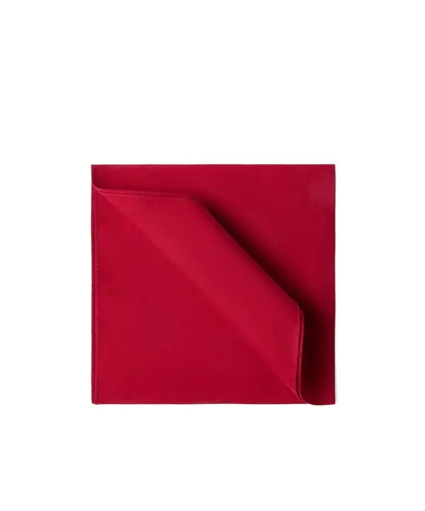 Brunello Cucinelli Cotton Pocket Square - Red