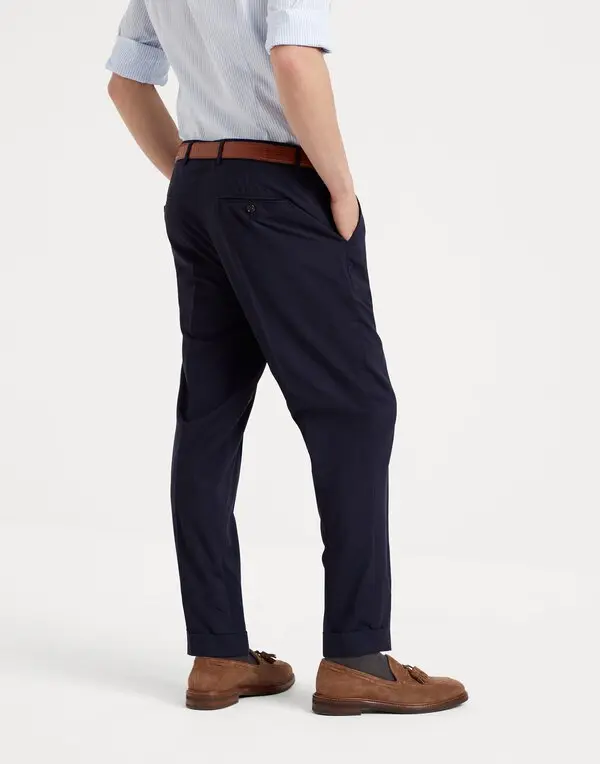 Brunello Cucinelli Tapered-leg Wool Trousers