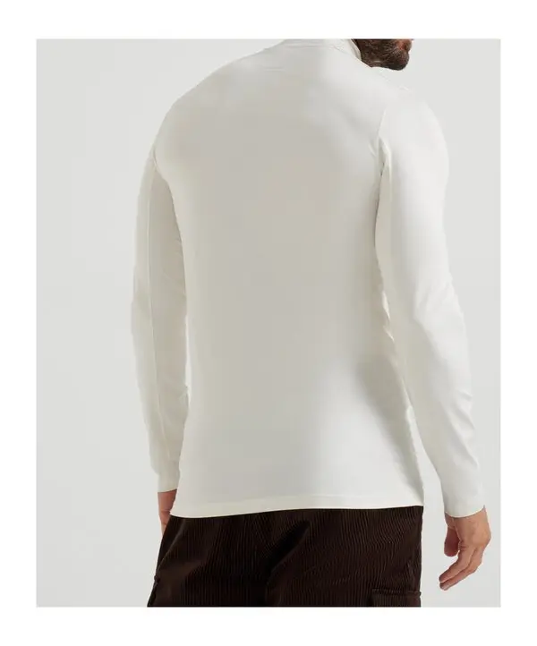 Brunello Cucinelli Turtleneck Logo T-shirt