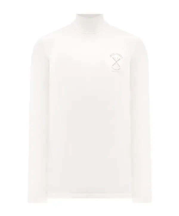 Brunello Cucinelli Turtleneck Logo T-shirt
