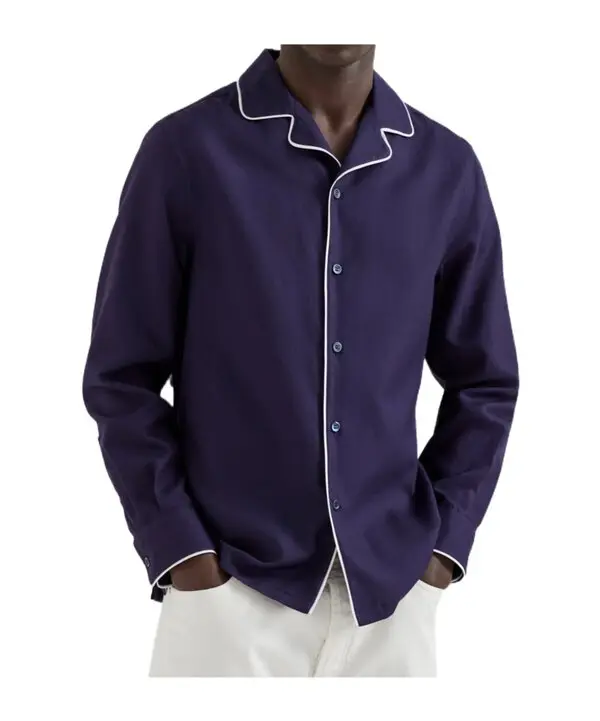Brunello Cucinelli Contrast-trim Shirt
