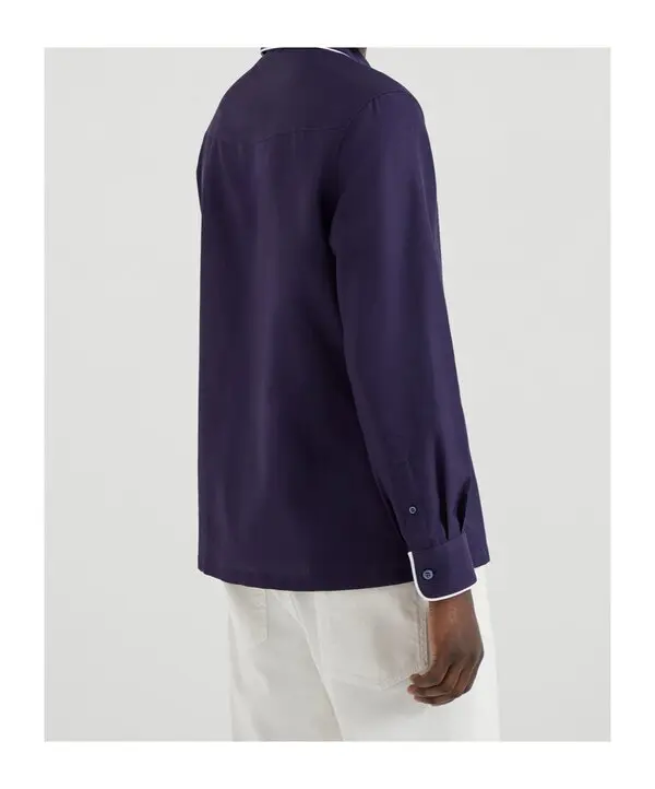 Brunello Cucinelli Contrast-trim Shirt