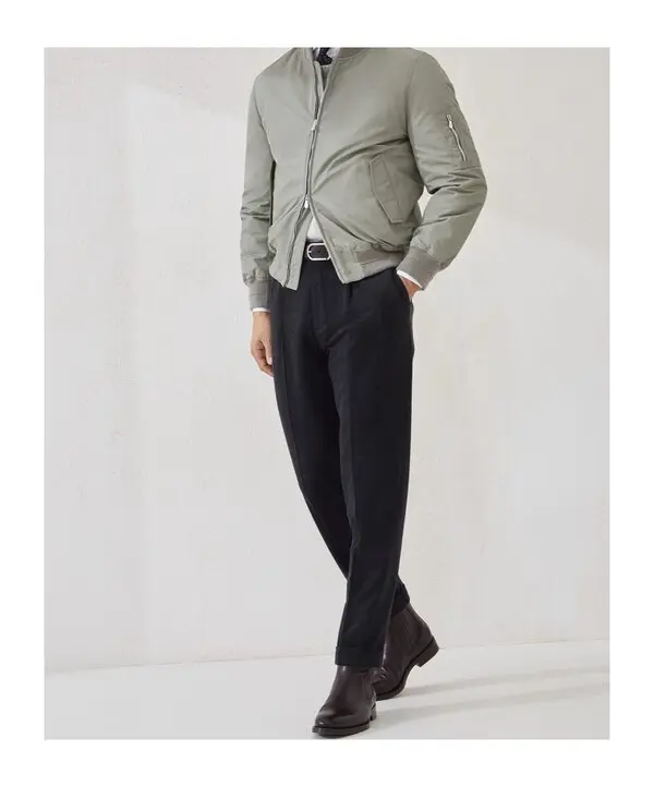 Brunello Cucinelli Pleated Tapered Trousers