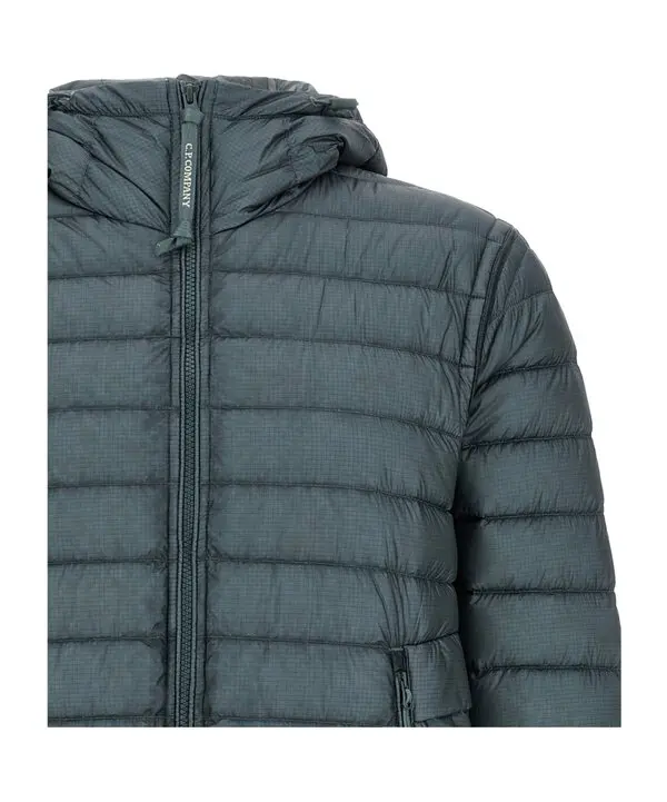 C.P. COMPANY Long-sleeved Hooded Cotton Jacket