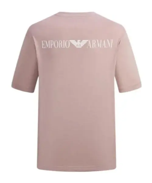 Emporio Armani Short-sleeved T-shirt - Gray Pink