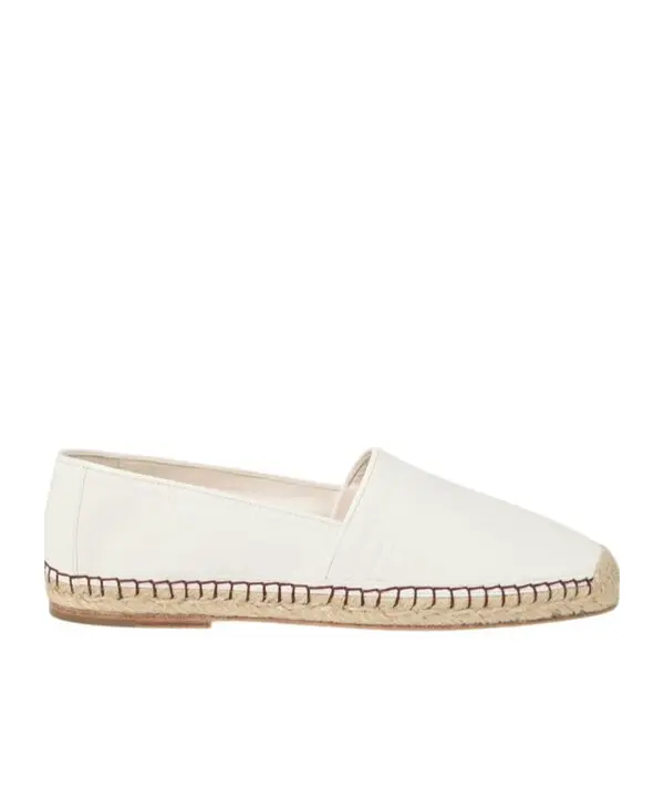 Brunello Cucinelli Leather Espadrilles - Off-white