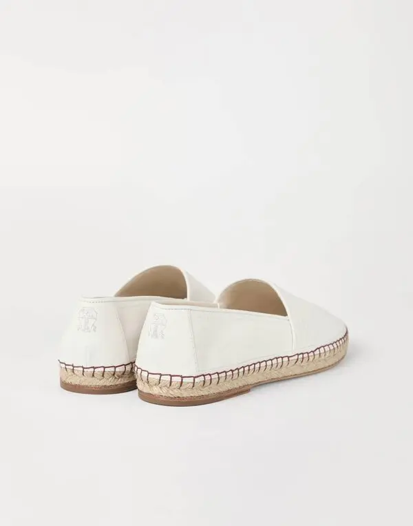 Brunello Cucinelli Leather Espadrilles