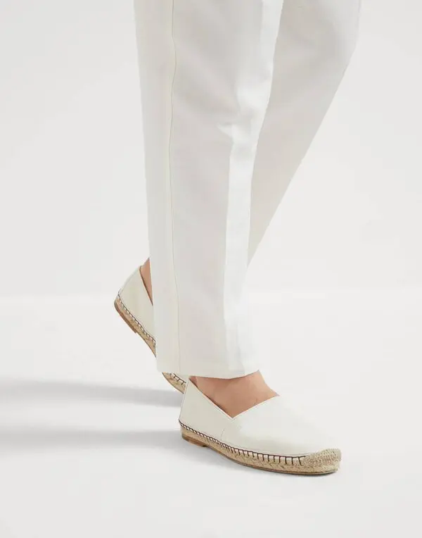 Brunello Cucinelli Leather Espadrilles