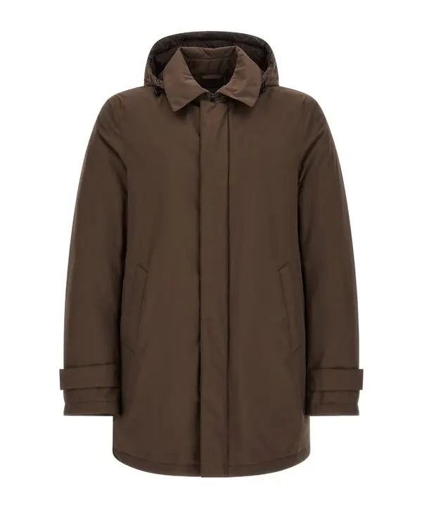 Herno Long-sleeved Padded Jacket - Brown
